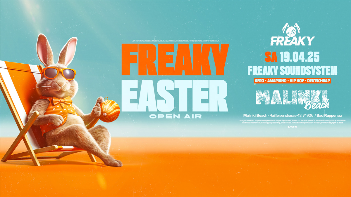 Tickets für Freaky Easter Open Air - Malinki Beach am 19.04.2025 ...